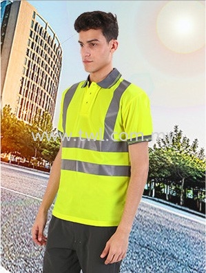 RJ004 Construction Polo Reflective Safety Clothing Custom Made Malaysia ...