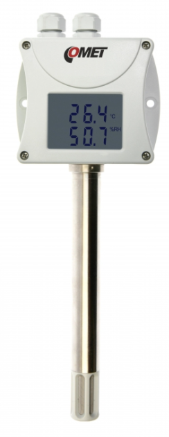 COMET T3413 Temperature and humidity duct mount transmitter with RS485 ...
