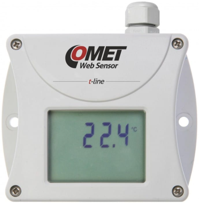 COMET T4511 WebSensor - remote thermometer with Ethernet interface ...