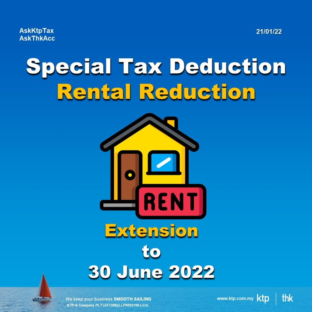 Special Tax Deduction On Rental Reduction Extension Jan 20 2022 Special Tax Deduction On Rental Reduction Extension Jan 20 2022