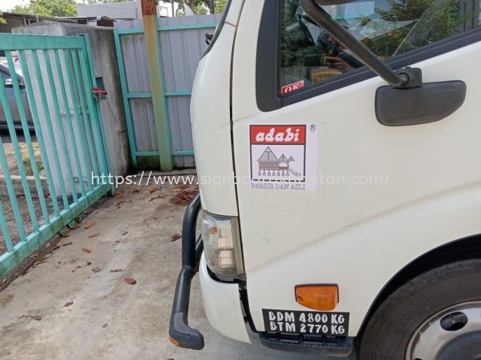 TRUCK LORRY & VAN STICKER PRINTING AT KUANTAN AIR PUTIH TRUCK LORRY and ...
