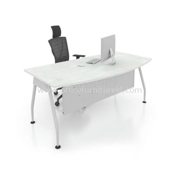 6 FEET D-SHAPE OFFICE TABLE TROPICANA SELANGOR Office Table / Desk ...