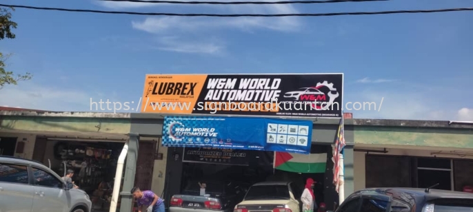 LUBREX FRANCHISE OUTDOOR METAL G.I SIGNAGE SIGNBOARD MAKER AT TEMERLOH ...