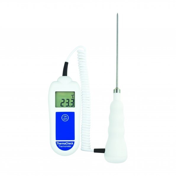 THERMACHECK THERMOMETER COMPLETE WITH THERMISTOR PENETRATION PROBE ...