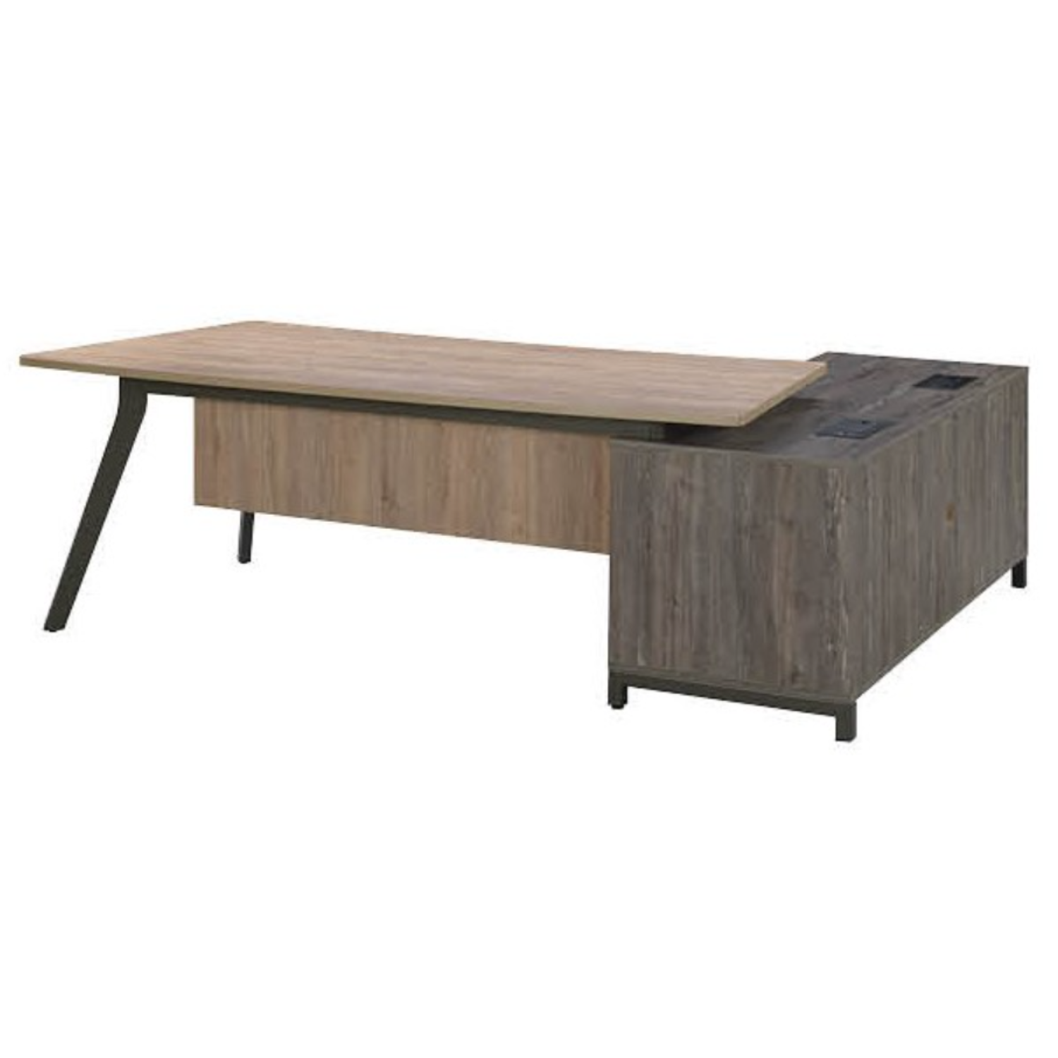 MX2 2190 Director Table With Side Cabinet | Top Office Furniture In ...
