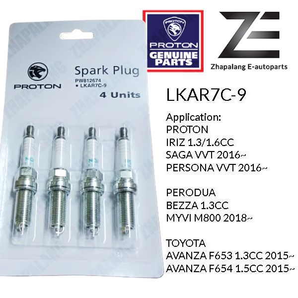 Original Proton Spark Plug For Iriz / Saga VVT / Persona VVT / Bezza ...