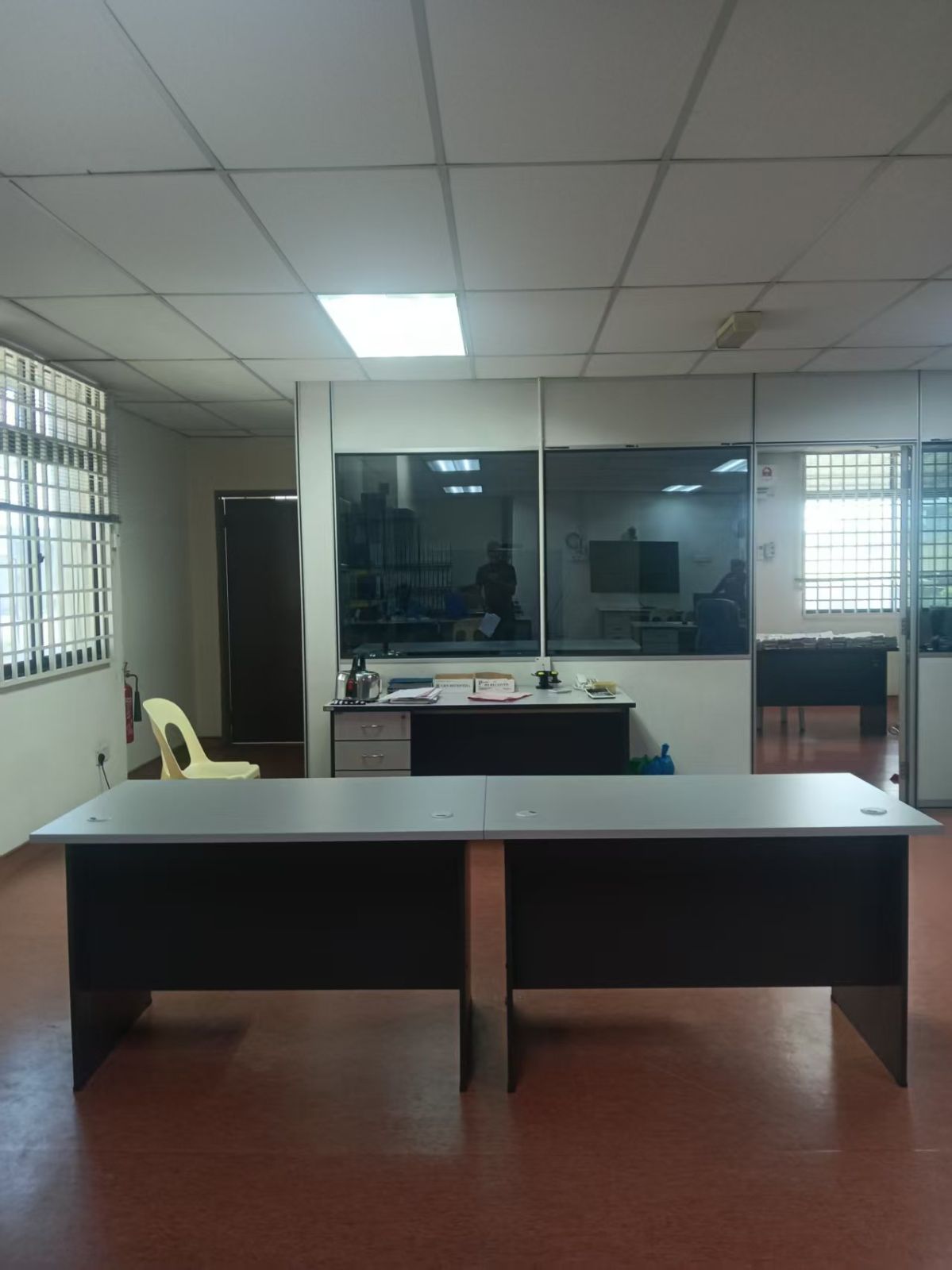 Standard Office Table With 3-Drawer Fixed Pedestal – Workstation Desk ...