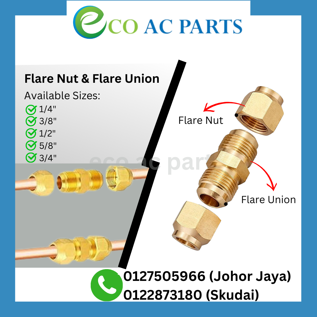 FLARE NUT & FLARE UNION ( 1/4 , 3/8 , 1/2 , 5/8 ) JB, Johor Bahru ...