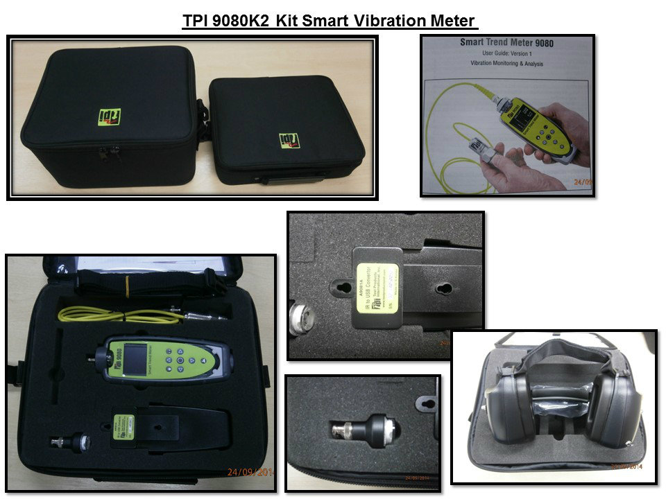 TPI 9080K2 Kit Smart Vibration Meter TPI (Test Products International ...