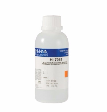 HI7081M 30 G/L NaCl Standard Solution (230 ML) Portable Meters EC/TDS ...