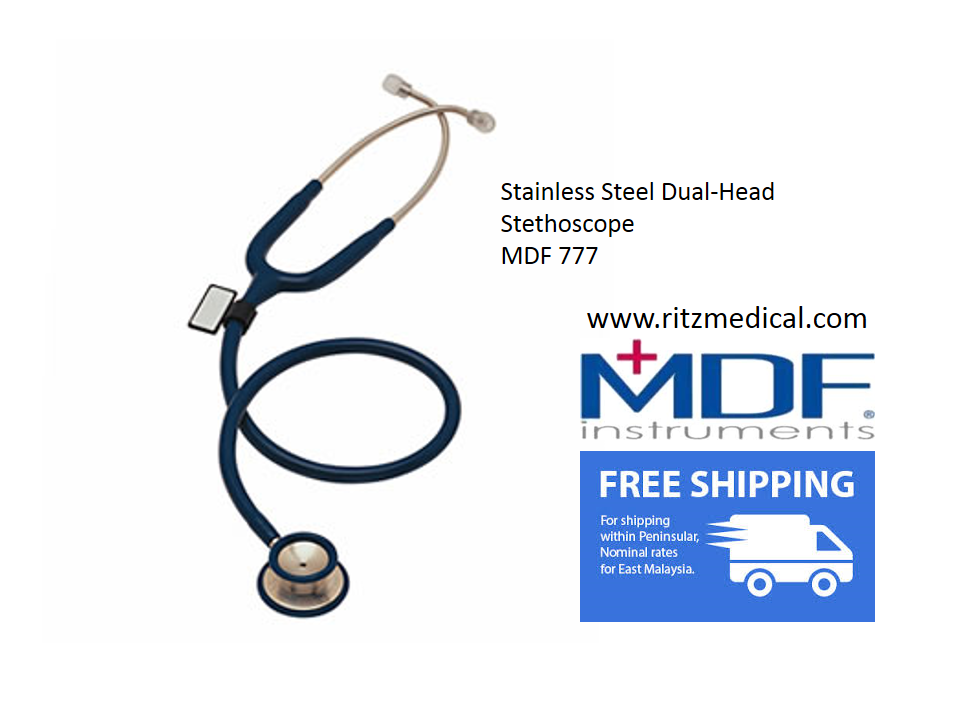 Stethoscope Stainless Steel Dual-Head MDF 777 Malaysia, Selangor, Kuala ...