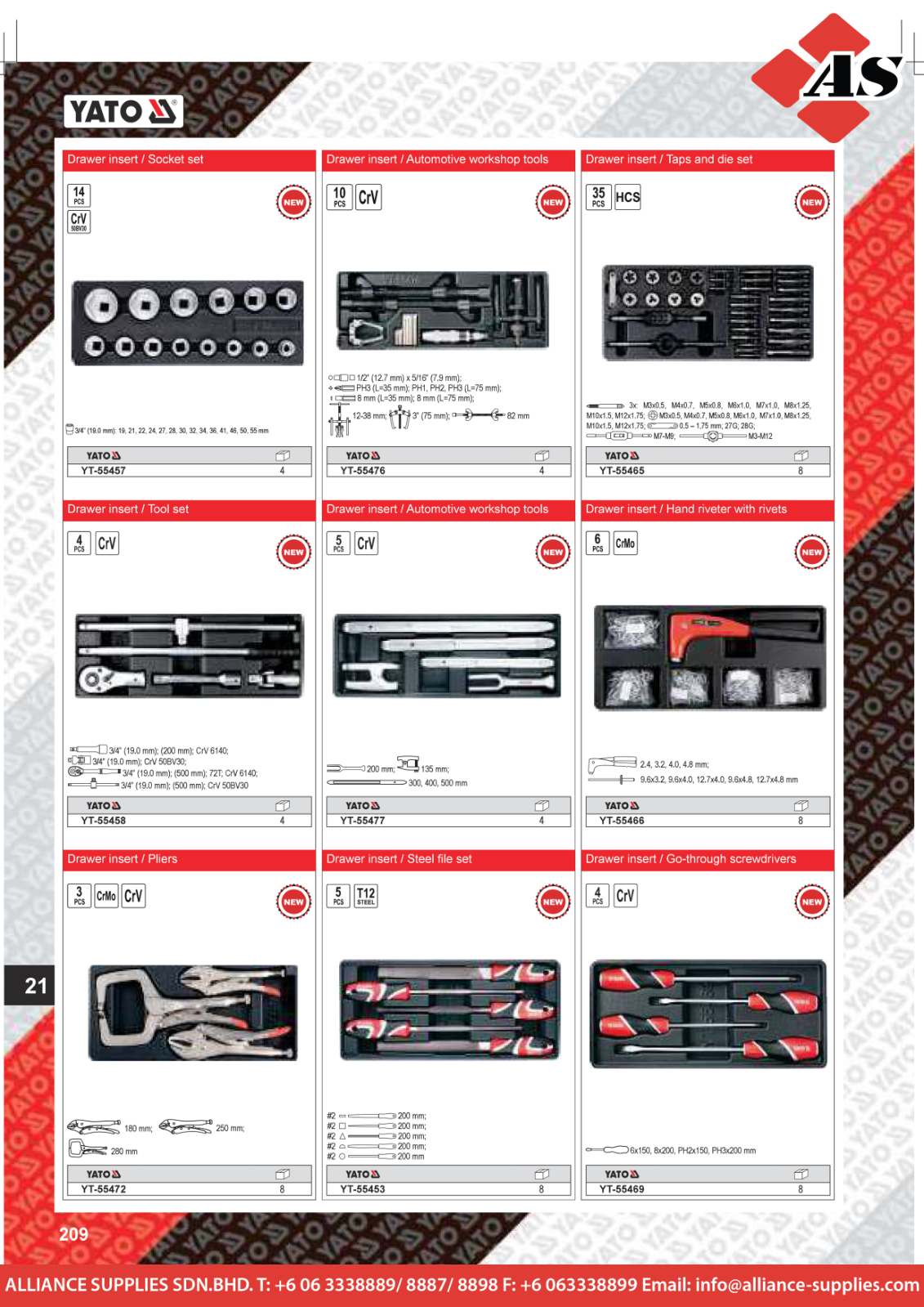 YATO Drawer Insert YATO Tool Box & Cabinets YATO Supplier, Supply ...