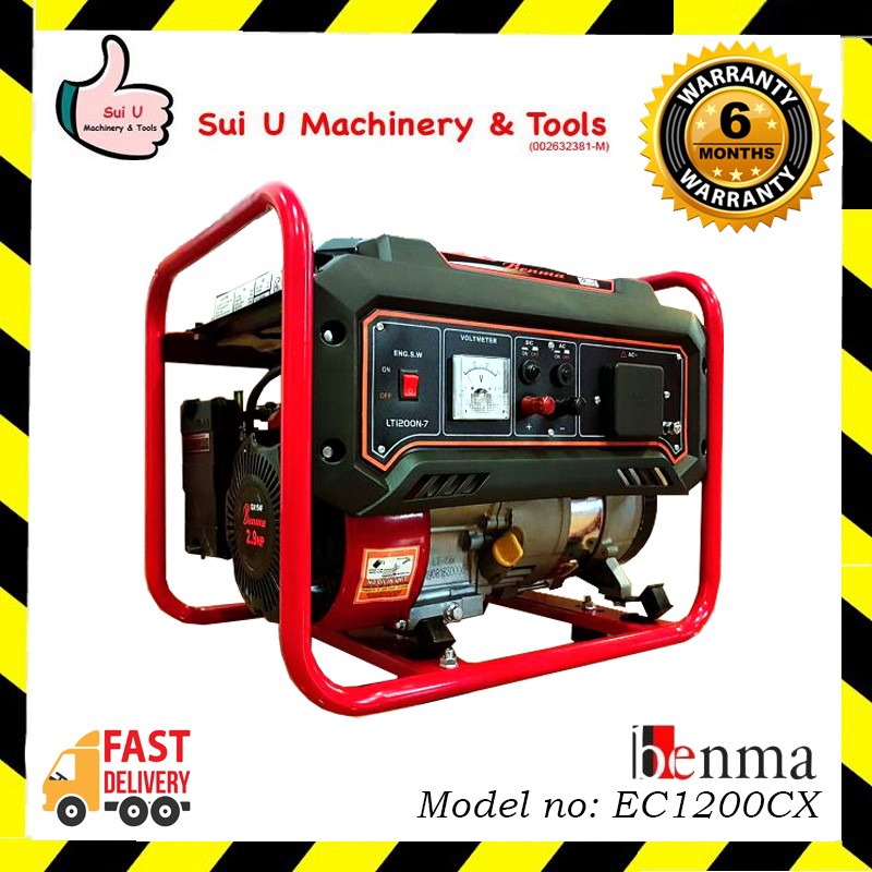 BENMA EC1200CX Gasoline Generator 1.0 kVA 1000W Generator Kuala Lumpur ...