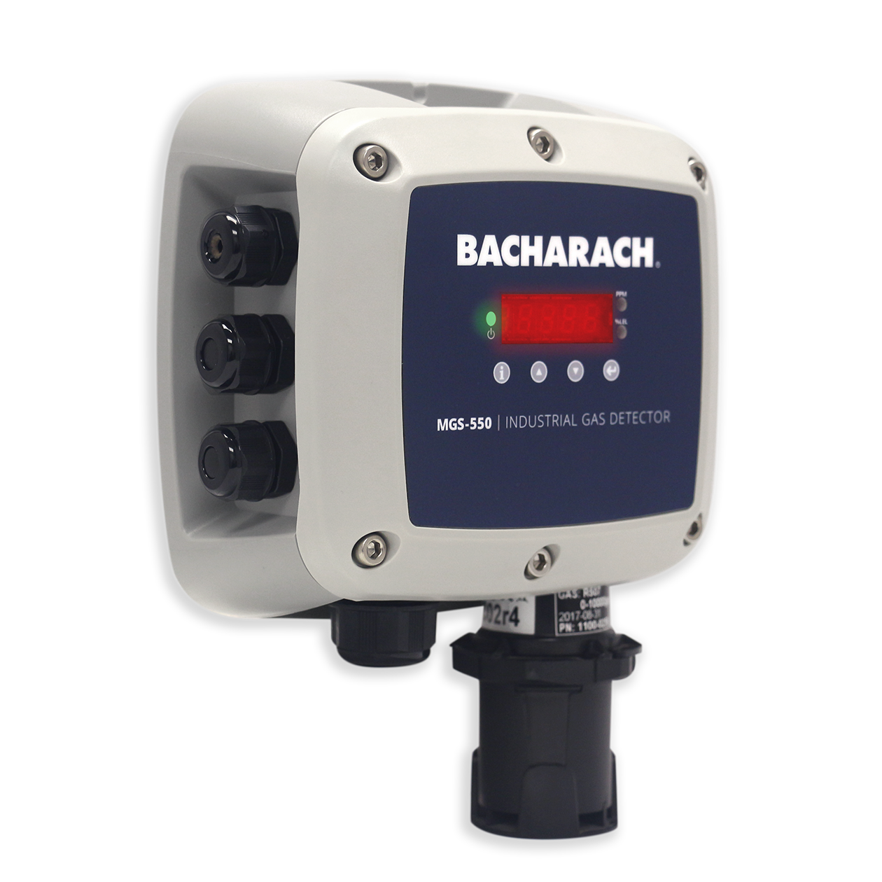 MGS-550 Industrial Gas Detector Refrigerant Monitoring System Bacharach ...