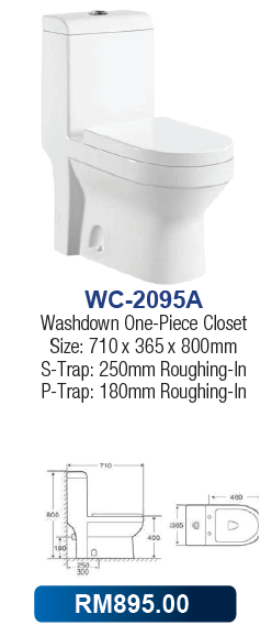 Saniware Washdown WC-2095A Bathroom Products Alor Setar, Kedah ...