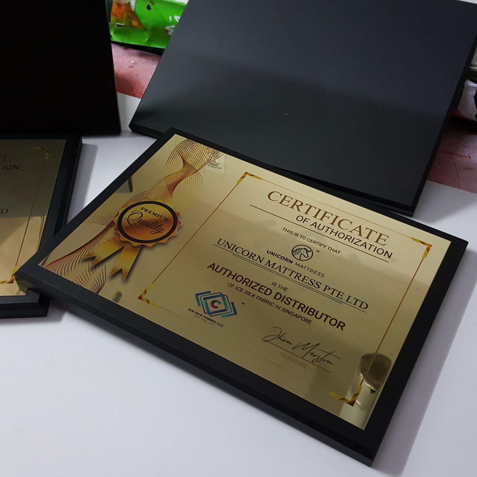 Cetificate Award Plaque /ceremony Plaque Ceremony Opening Plaque Sign ...