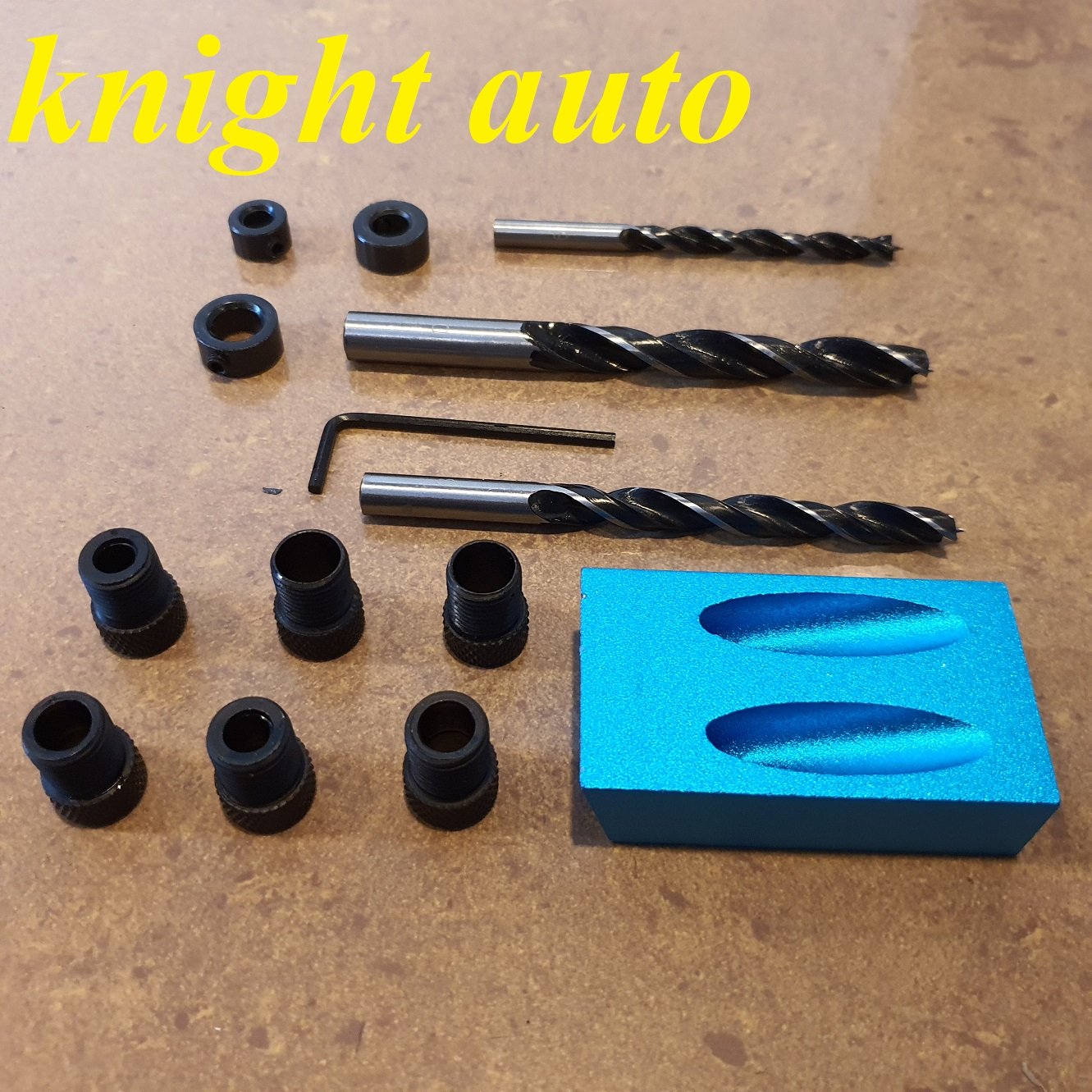 15＜blue oblique hole locator (14pcs/set) ID32687 Clamps Woodworking ...