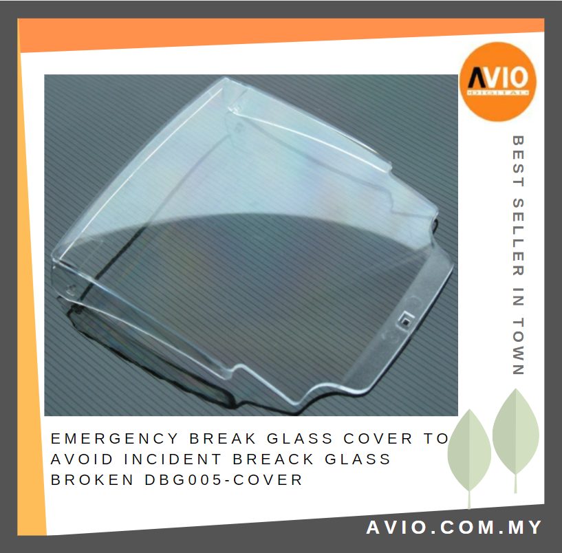 Emergency Break Glass Cover to Avoid Incident Break Glass Broken DBG005 ...