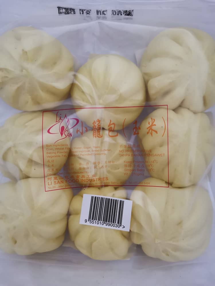 LI SAN CORN MINI BUN 9'S HALAL Dry Food Groceries Sauce Johor Bahru (JB ...