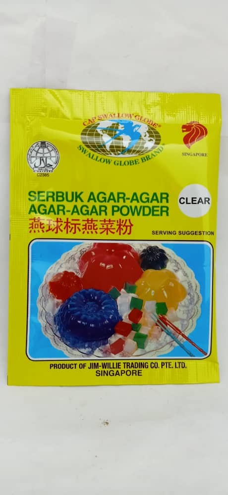 SWALLOW GLOBE AGAR AGAR POWDER(CLEAR) 10G 燕菜粉(透明) Johor Bahru (JB ...
