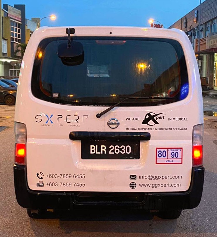 GG XPERT SDN BHD NISSAN URVAN INKJET UV WRAPPING STICKER AT SHAH ALAM ...