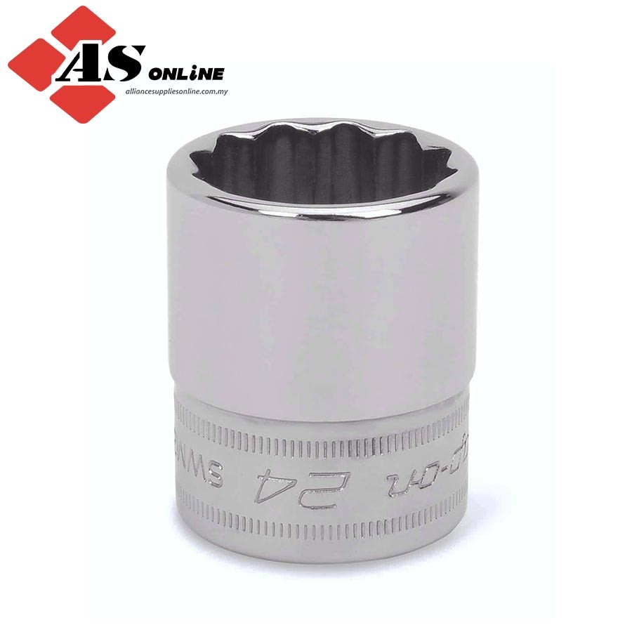 SNAP-ON 1/2" Drive 12-Point Metric 19 Mm Flank Drive Shallow Socket ...