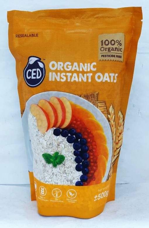 CED ORGANIC INSTANT OATS 500G HALAL Dry Food Groceries Rice Johor Bahru ...