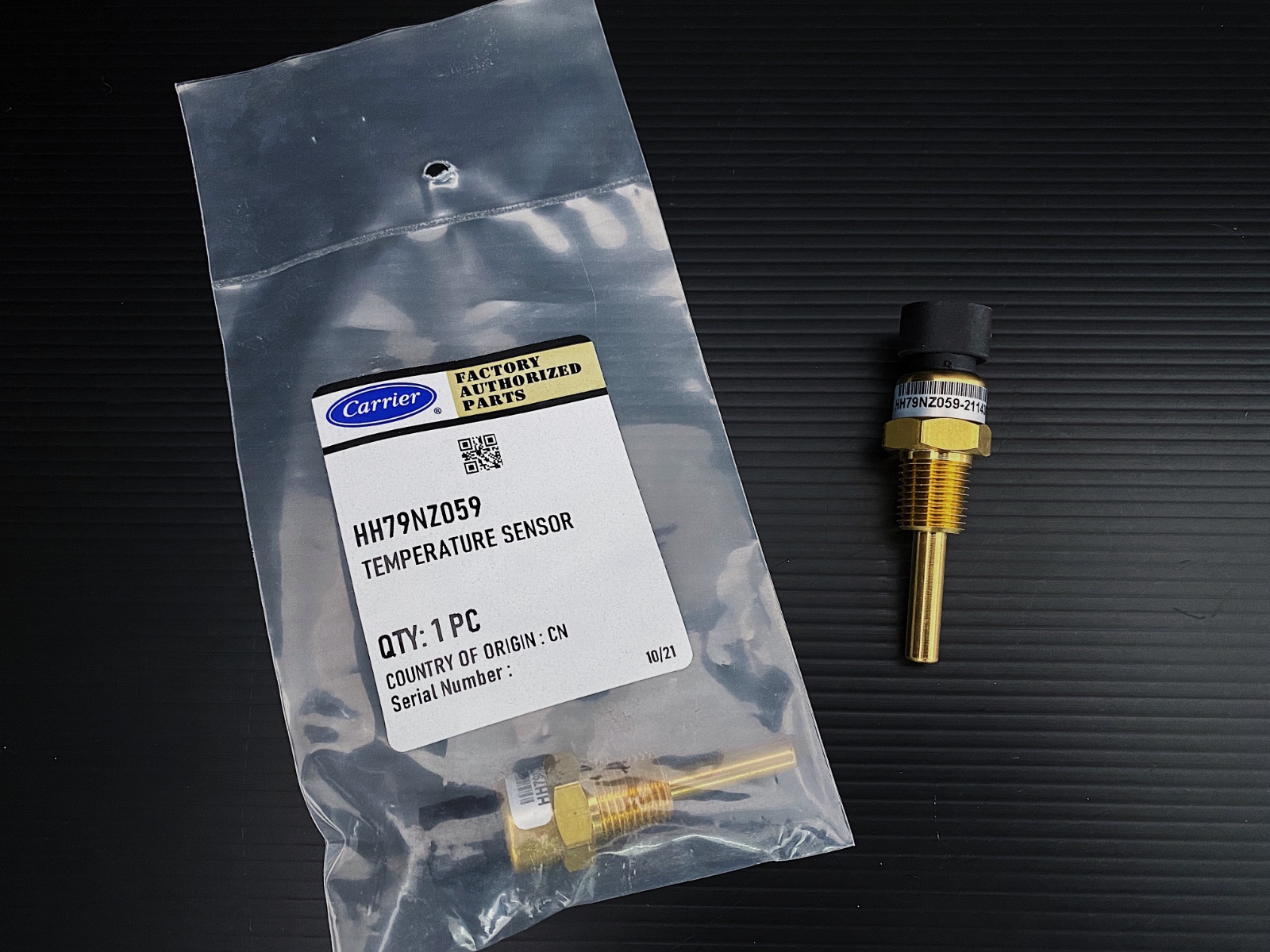 HH79NZ059 Temperature Sensor 1" Bulb W/O Cable Commercial Chiller Unit ...
