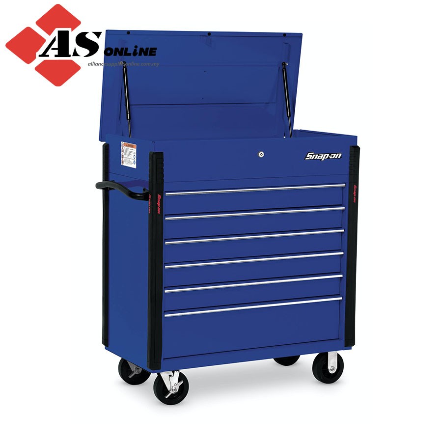 SNAP-ON 40" Six-Drawer Roll Cart (Royal Blue) / Model: KRSC46HPCM Tool ...