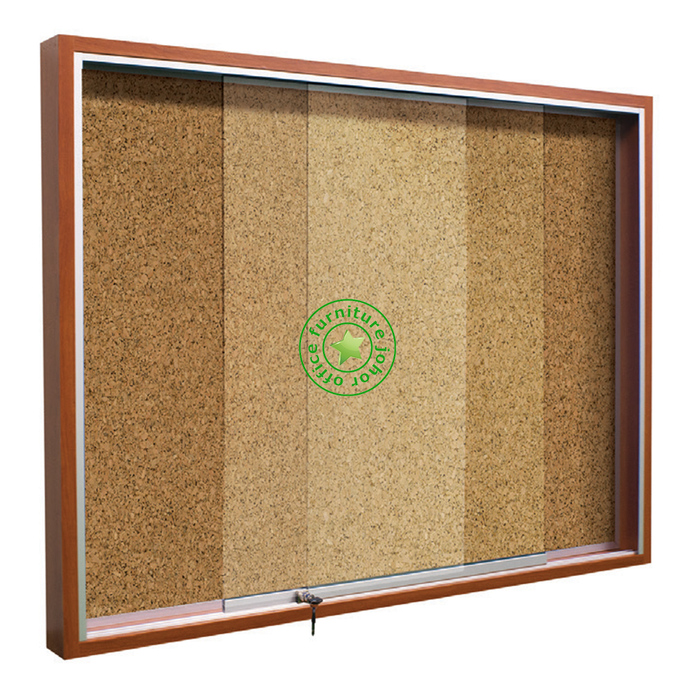 SLIDING GLASS CORK NOTICE BOARD White Board Selangor, Klang, Kuala ...