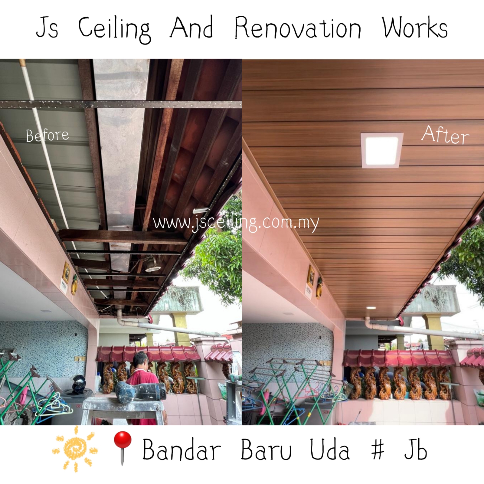 Special Pvc Ceiling Design #Bandar Baru Uda#Jb PVC Ceiling Design # ...