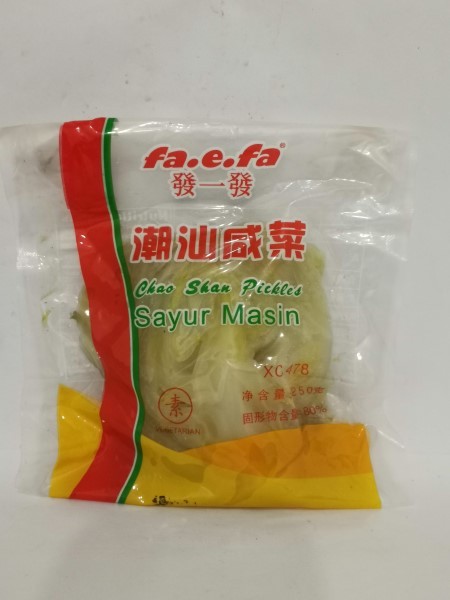 FA.E.FA CHAO SHAN PICKED 280G 潮汕咸菜 HALAL GROCERY DRY FOOD Johor Bahru ...
