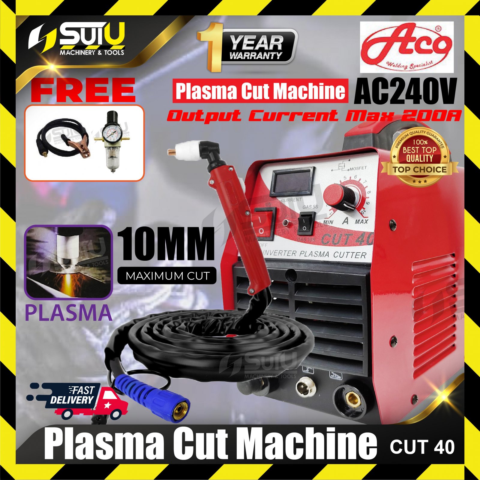 ACO CUT 40 / CUT40 Plasma Cut Machine with Accessories Machine Welding ...
