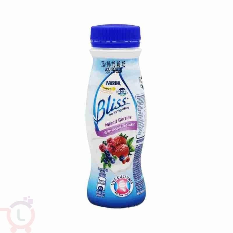 LACTEL BLISS MIXED BERRY YOGURT DRINK 200G Vegetarian Johor Bahru (JB ...