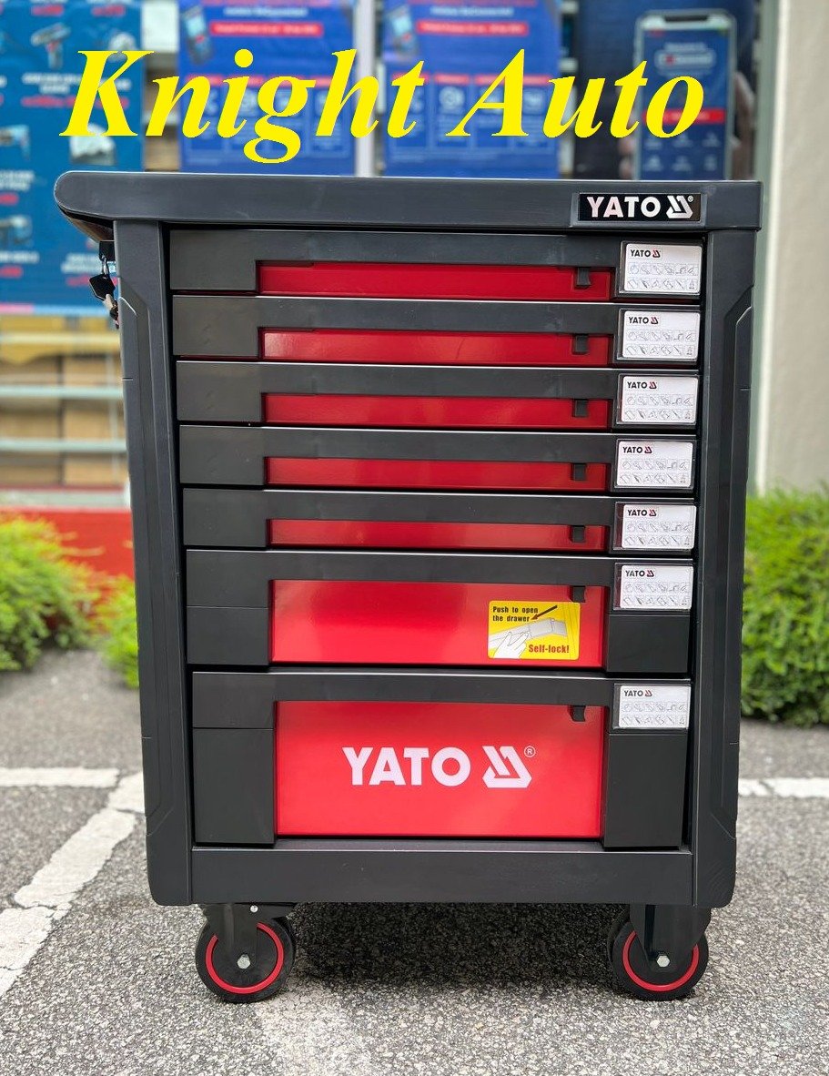 YATO YT-55290 SERVICE TOOL CABINET WITH TOOLS 7 DRAWERS 211PCS U002 ...