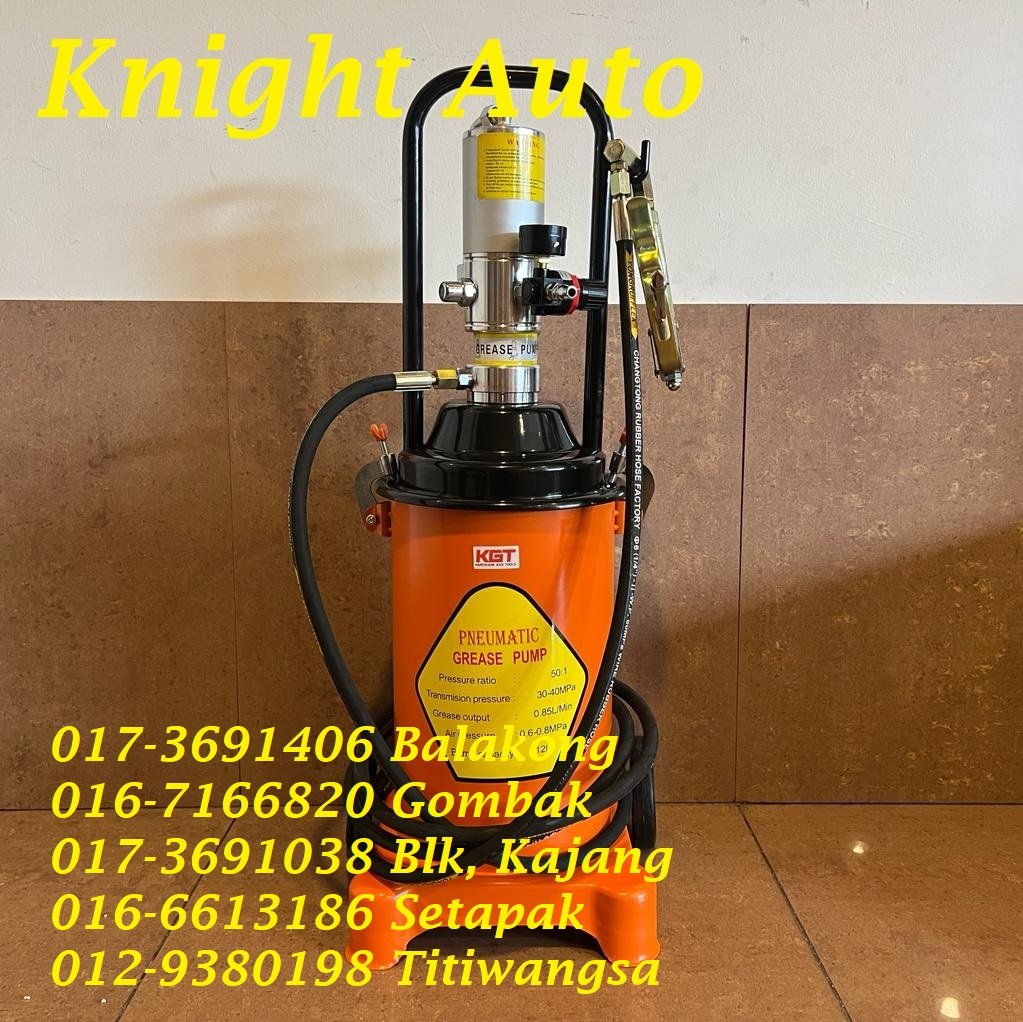 KGT 3 Gallon 12L Air Grease Injector ID37584 Lubrication Oil Equip ...