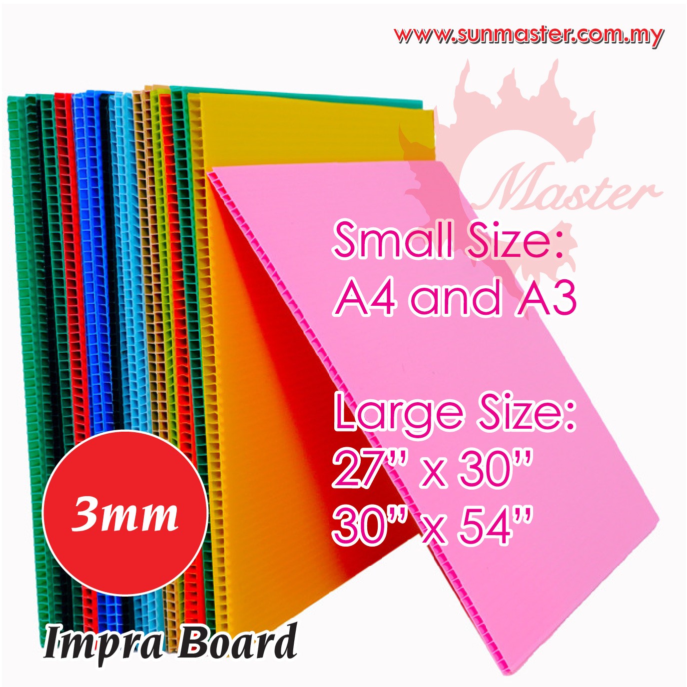 A3 PP Impra Board Packaging Material 包装材料 Petaling Jaya (PJ), Selangor ...