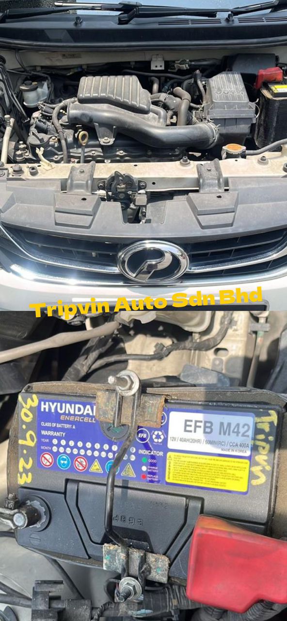 Perodua Myvi Start Stop Battery EFB M42 BATTERY Jenjarom, Selangor ...