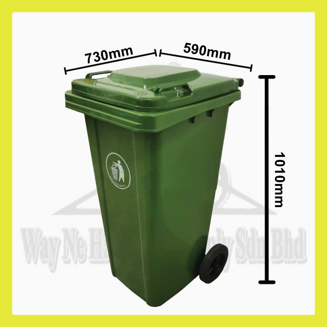 Bell 240L Green Mobile Garbage Bin Mobile Garbage Bin Mobile Garbage ...