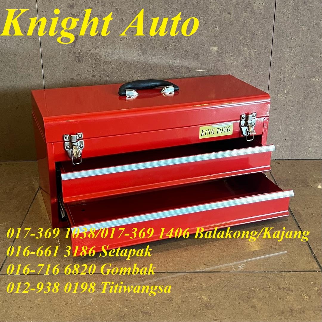 King Toyo KT-XTB132 2 Drawers Toolbox ID33173 Tool Box Tool Storage ...