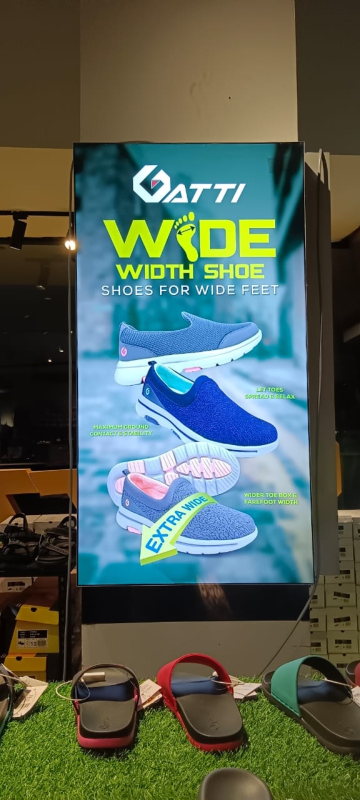 Wide Width Shoe Signage At Kepong - Sport Signage At Ampang - Fabric ...