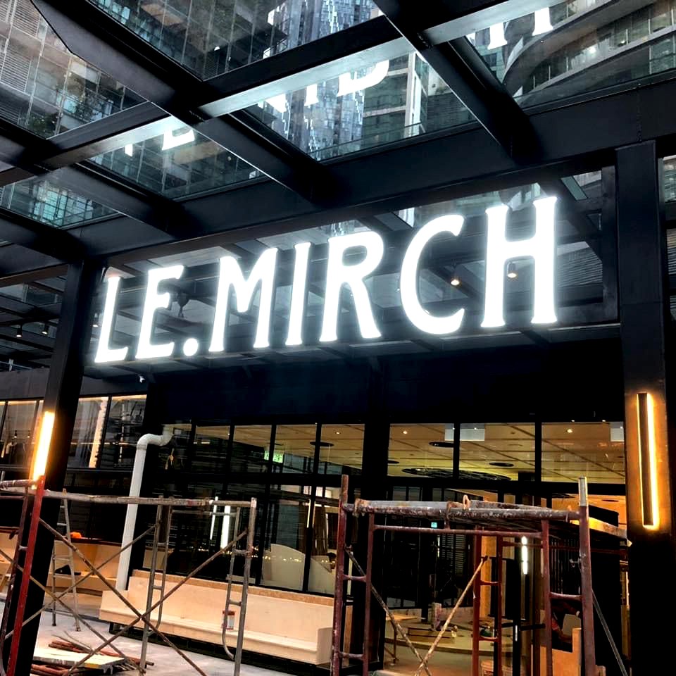 3D Box Up LED Frontlit Lighting Outdoor Sign Board Malaysia | Shop Lot ...