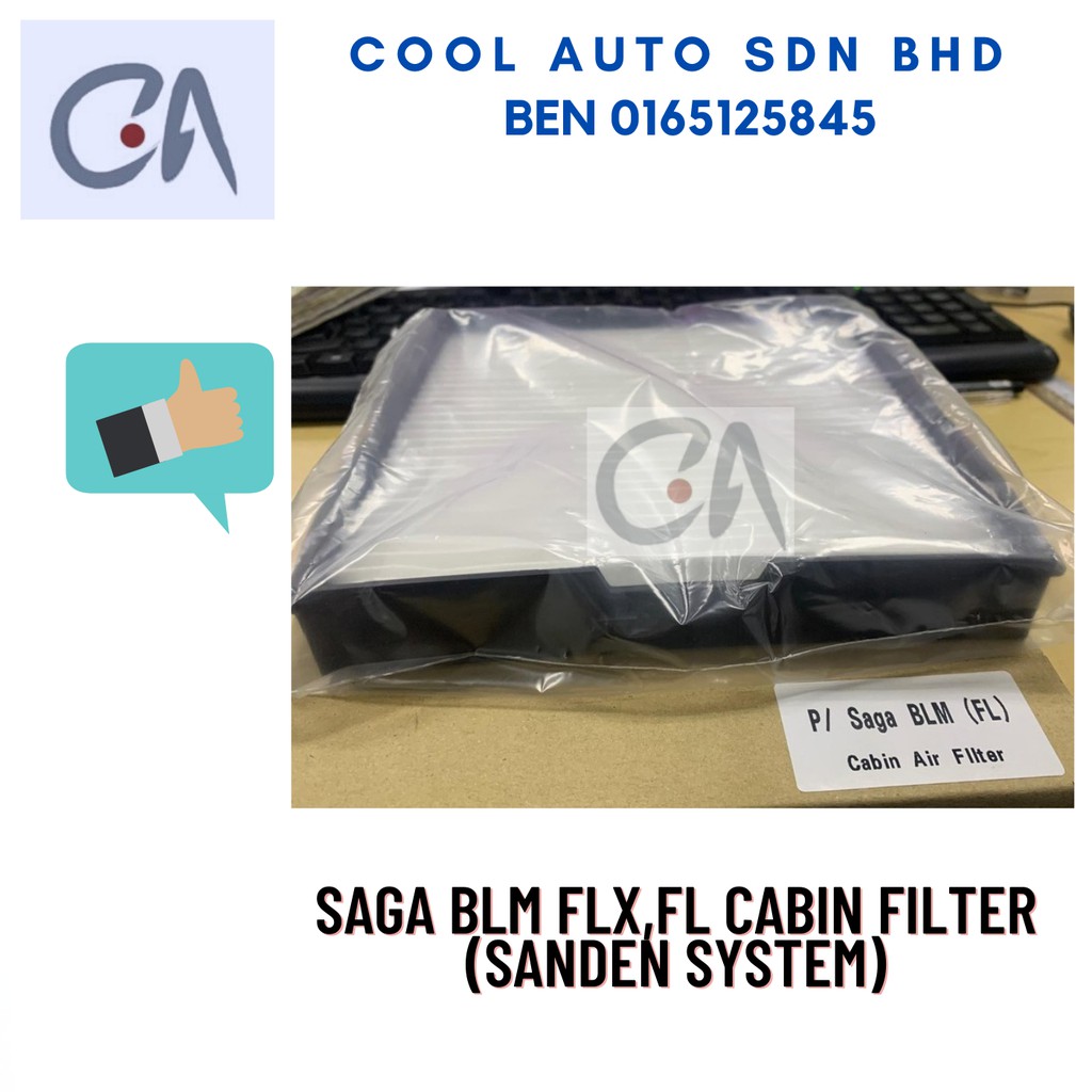 🔥READY STOCK 🔥SAGA BLM FLX,FL CABIN FILTER WITH CASING (SANDEN SYSTEM ...
