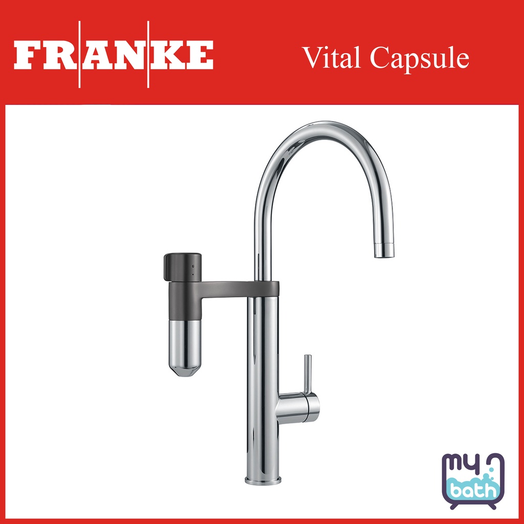 Franke Vital Capsule Tap Swivel Spout - Chrome Kitchen Faucet / Kitchen ...