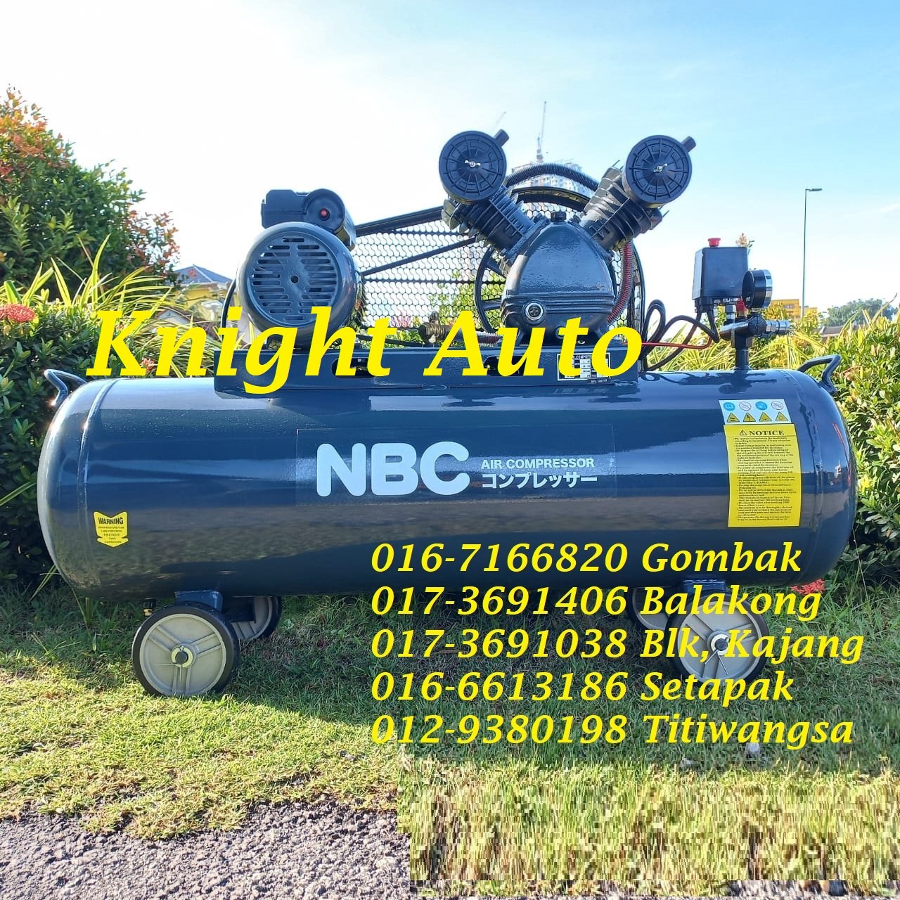 NBC NB30120 3Hp 120L 8bar Air Compressor ID35348 Air Compressor ...