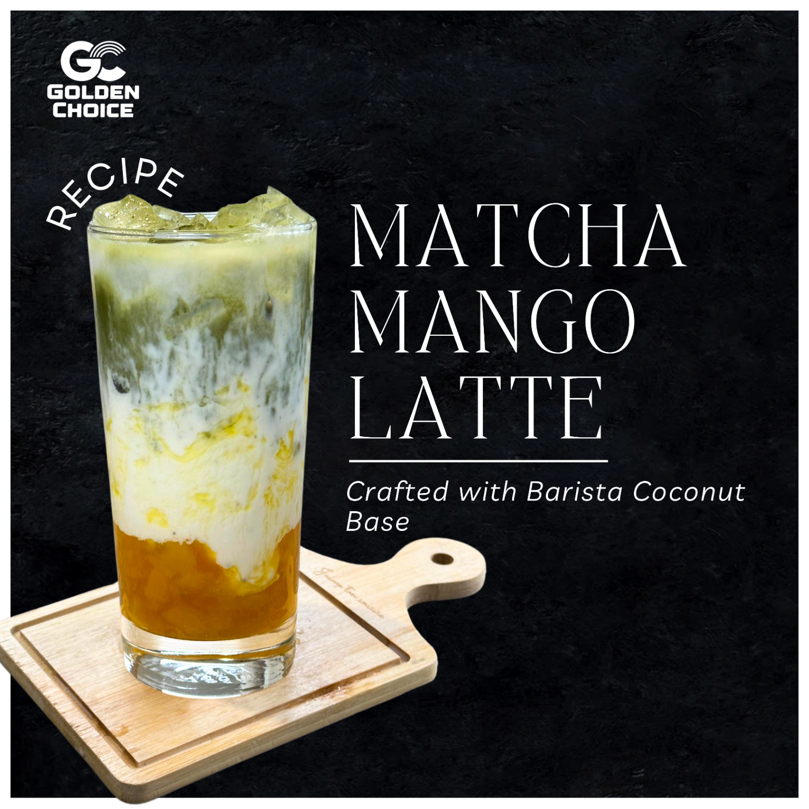 Matcha Mango Latte | Beverage Creation Sharing 🥥🍚