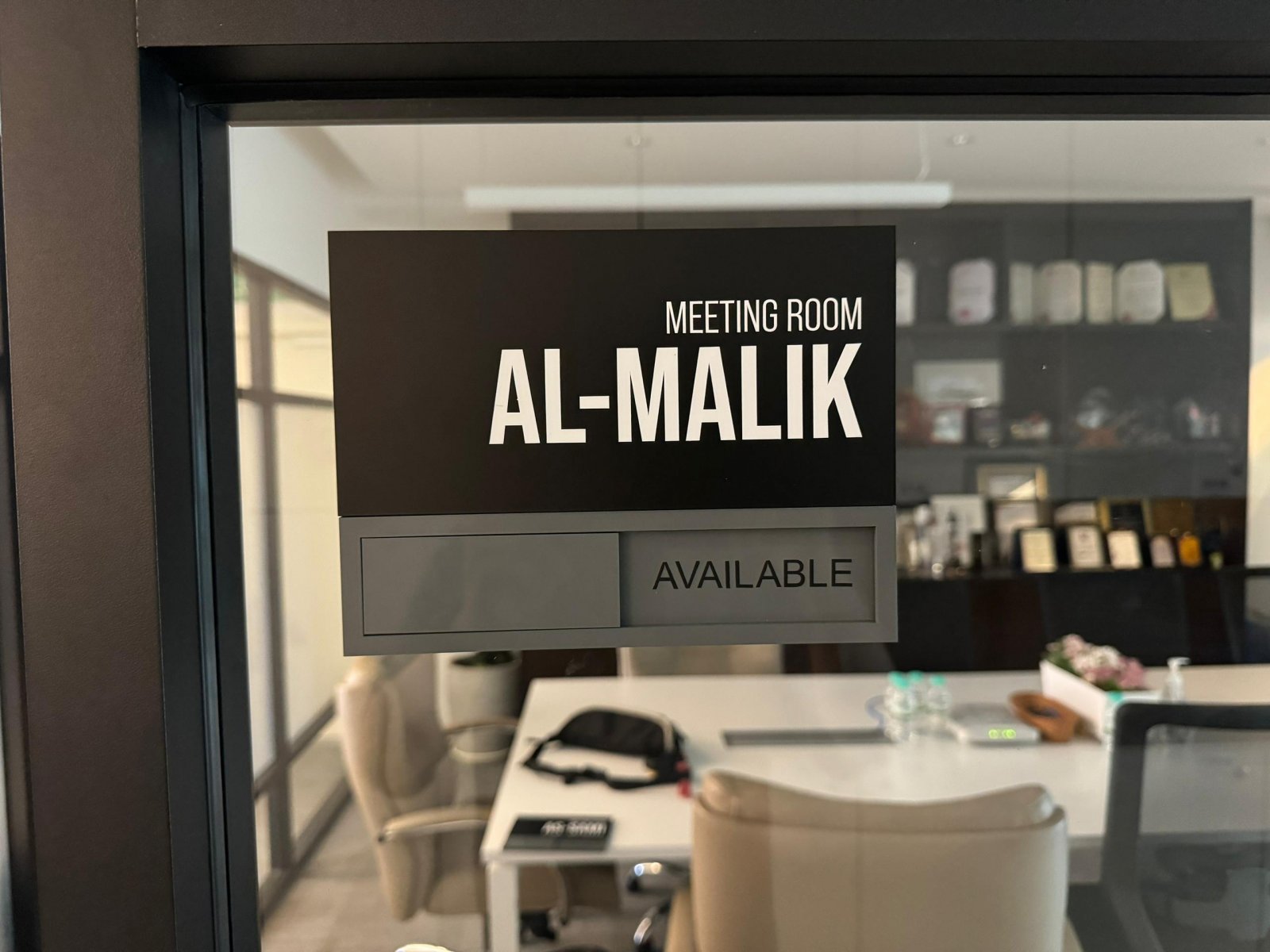 Glass door meeting room signage INDOOR SIGNAGE SIGNAGE Selangor ...