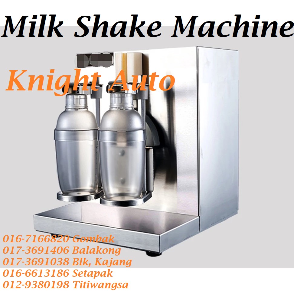 PREORDER Commercial Double Head Stainless Steel Milk Shake Machine Milk ...