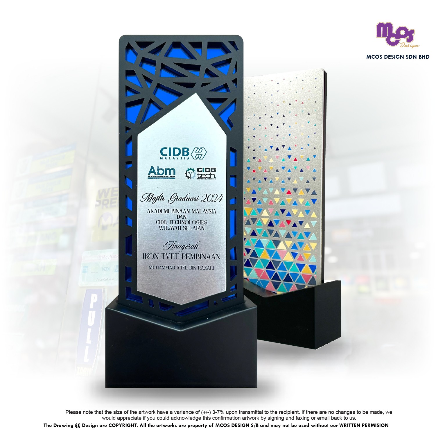 EXCLUSIVE MODERN TROPHIES & AWARD Johor Bahru (JB), Malaysia Custom ...