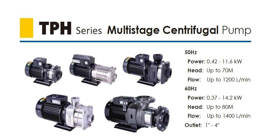 WALRUS TPH 4T 2K SERIES MULTISTAGE CENTRIFUGAL PUMP Selangor, Klang ...